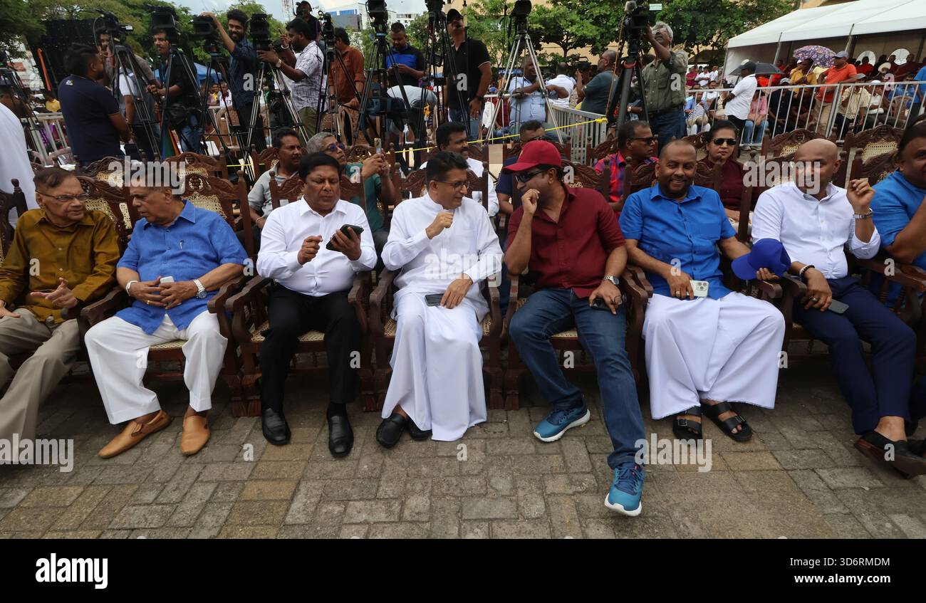 Opposition political leaders attend the joint oppostion rally against ...