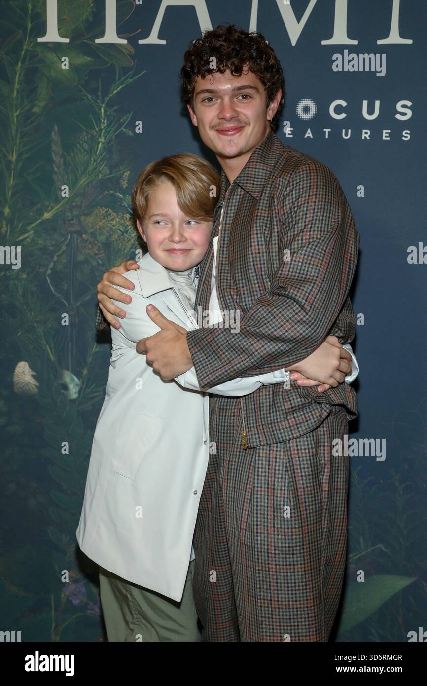 Actors Jacobi Jupe, left, and Noah Jupe attend the special screening of ...