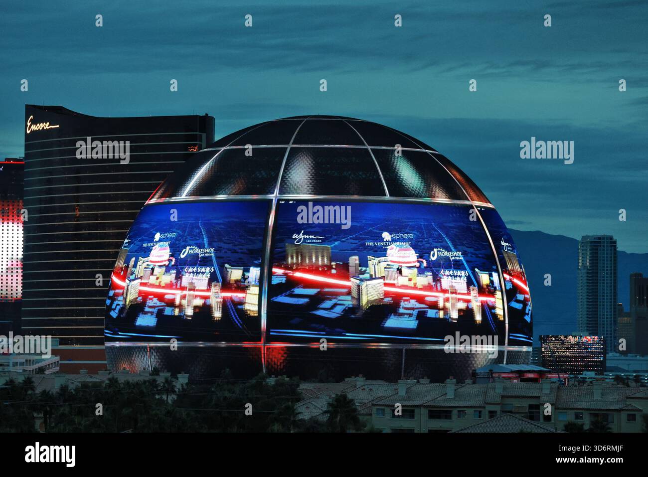 Circuit atmosphere - Las Vegas Sphere. 21.11.2025. Formula 1 World ...