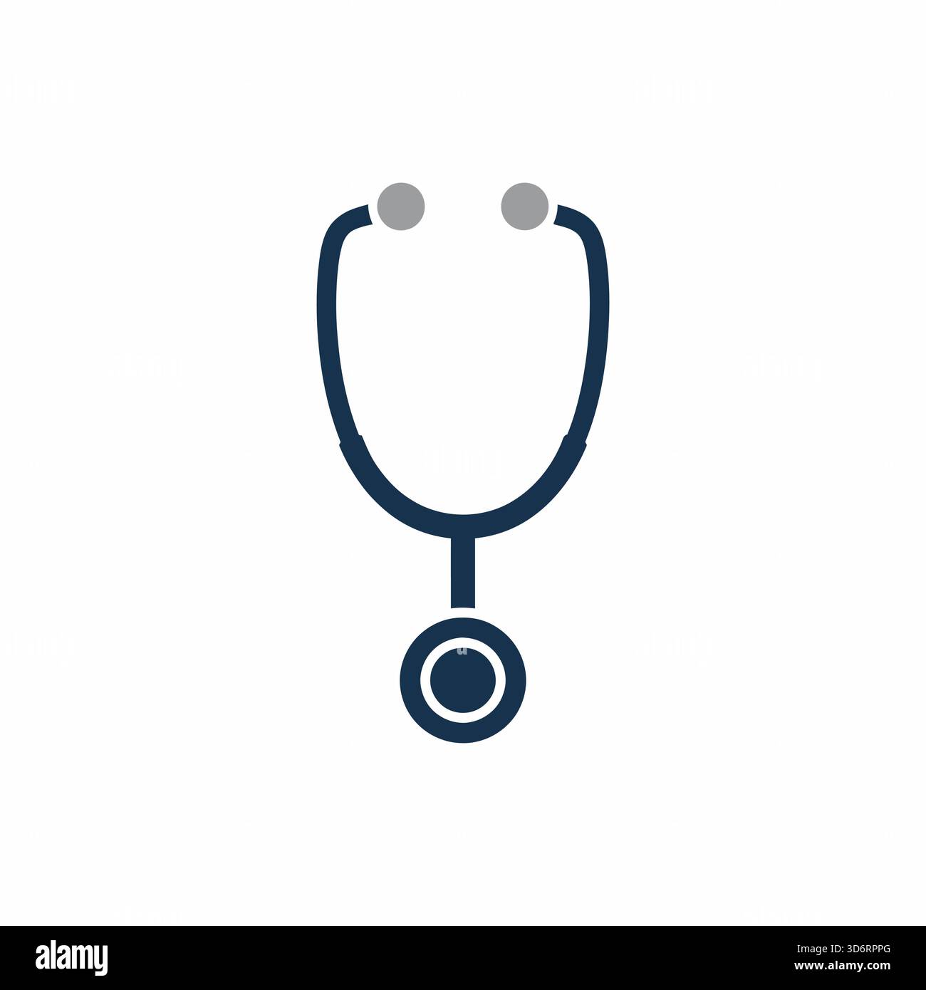 Blue stethoscope medical icon vector illustration for healthcare doctor ...