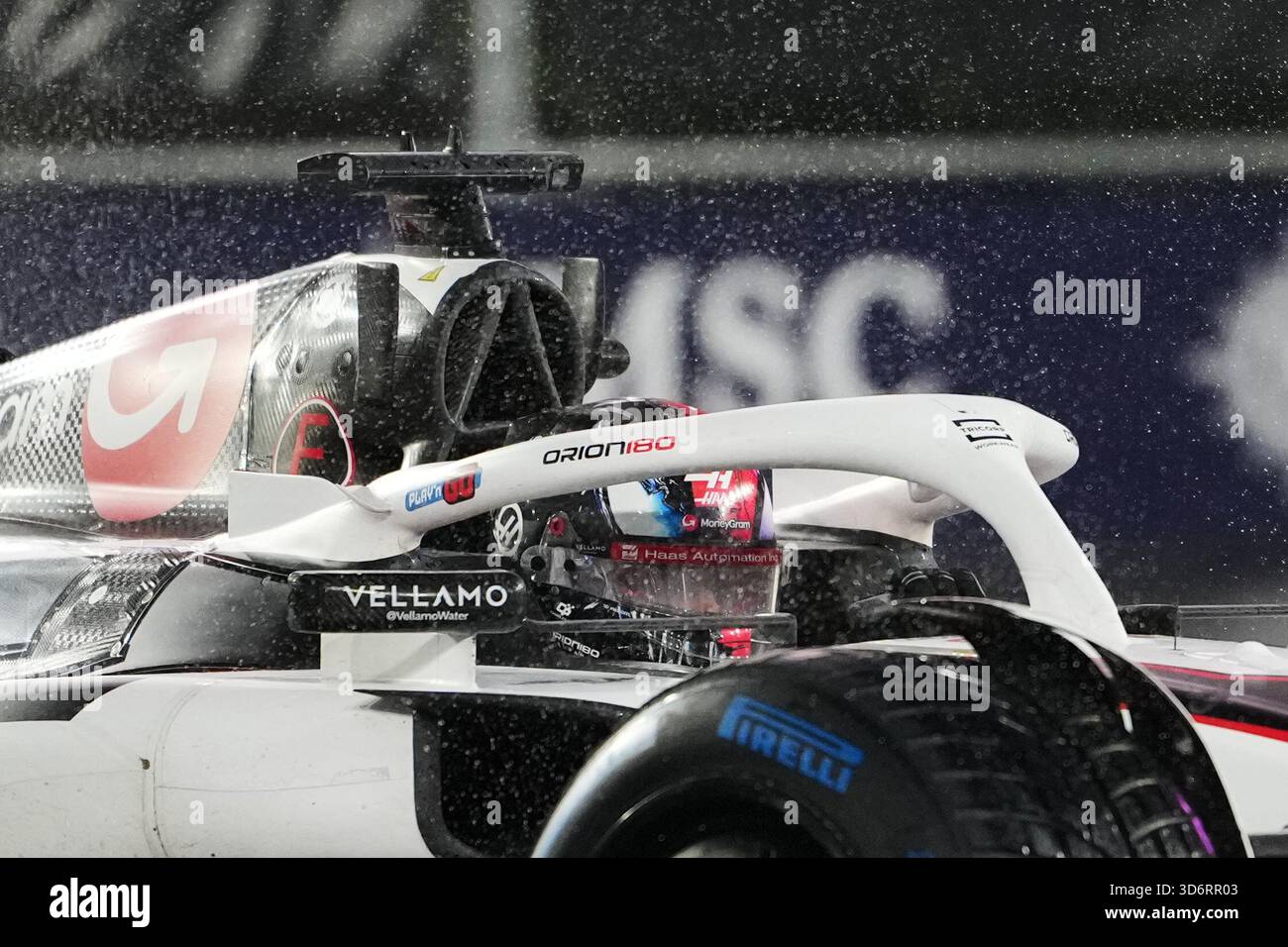 Haas driver Esteban Ocon of France drives during a qualifying session ...