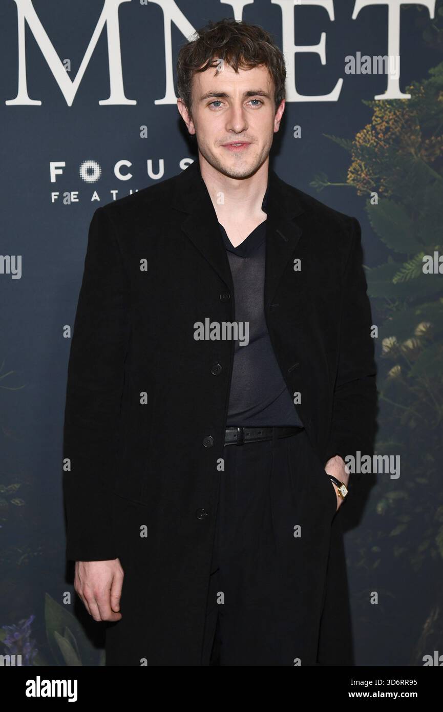 Paul Mescal attends the 'Hamnet' film screening reception at the ...