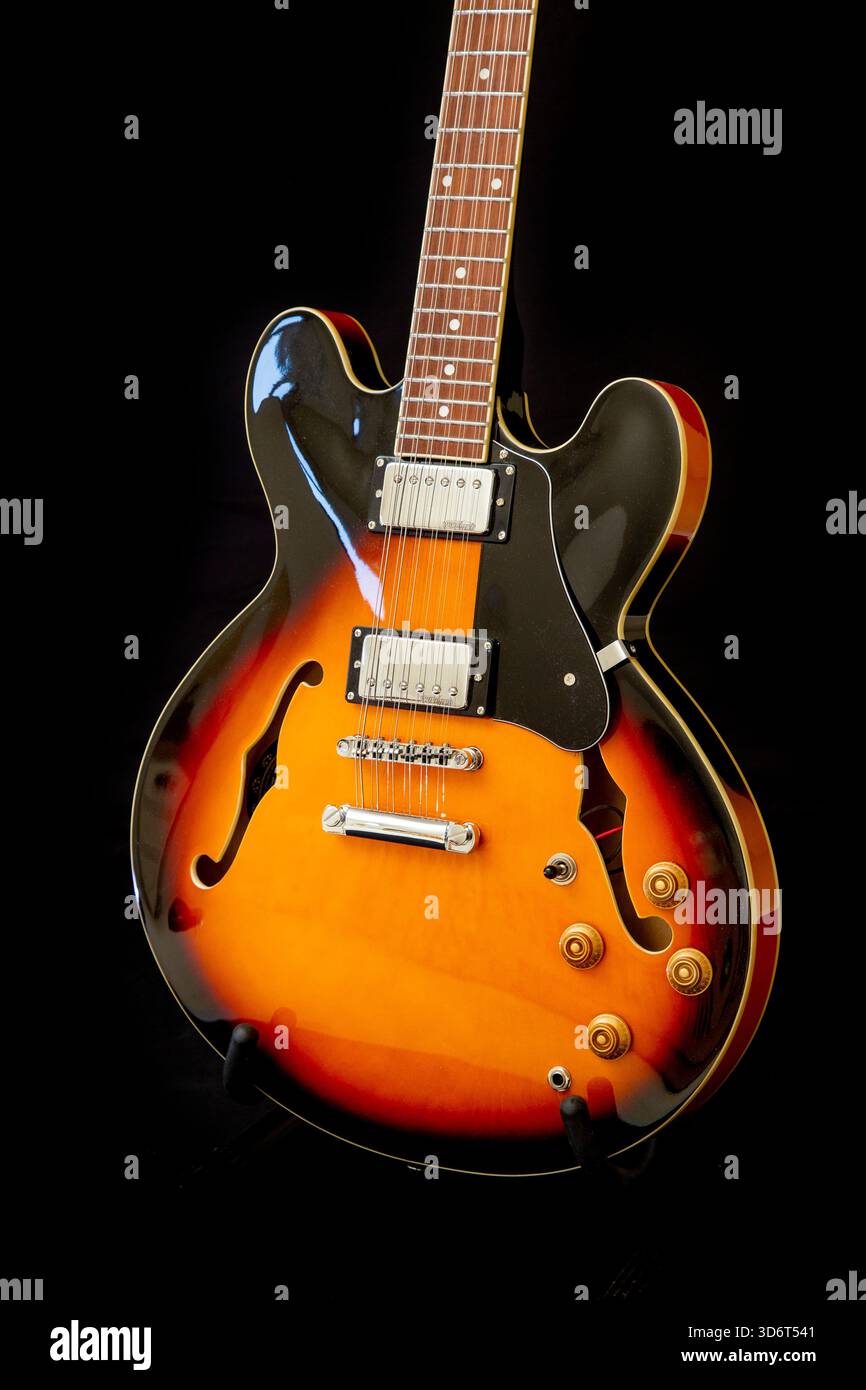 Vintage 12 string electric guitar, semi acoustic,Wilkinson pickups ...