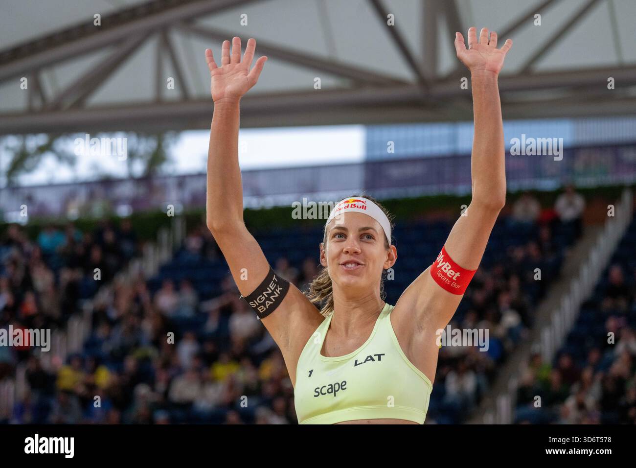 ADELAIDE, AUSTRALIA - NOVEMBER 22: Tina Graudina (Player 1 - LAT ...