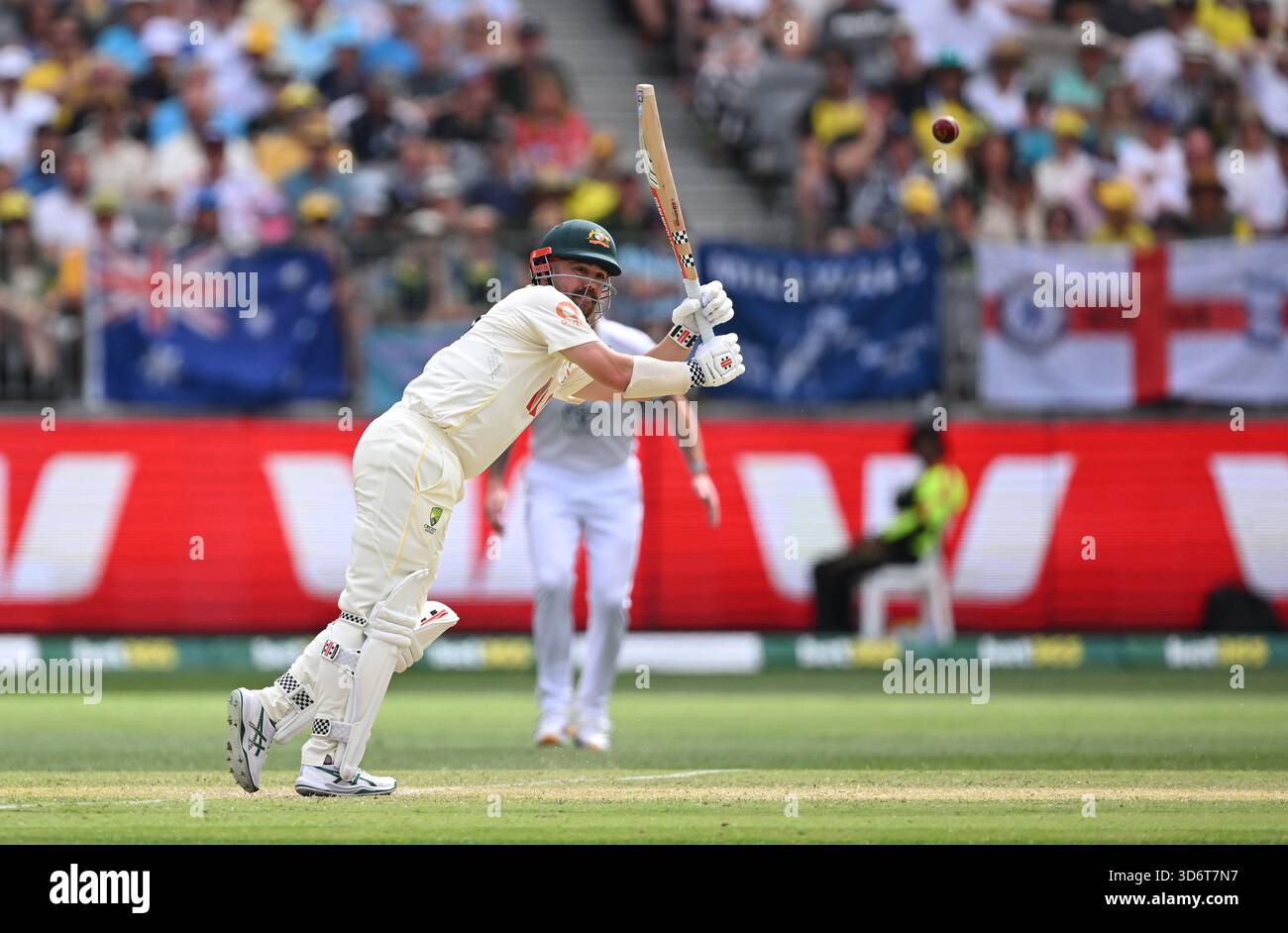 Australian batsman Travis Head on Day 2 of the First Ashes Test between ...