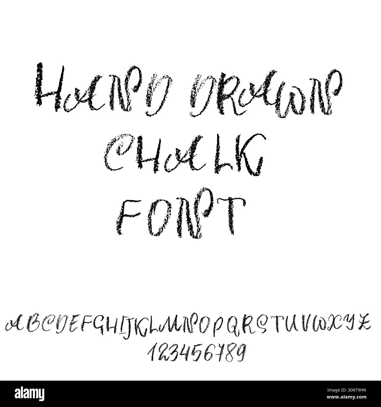 Real hand drawn grunge Cut Out Stock Images & Pictures - Alamy