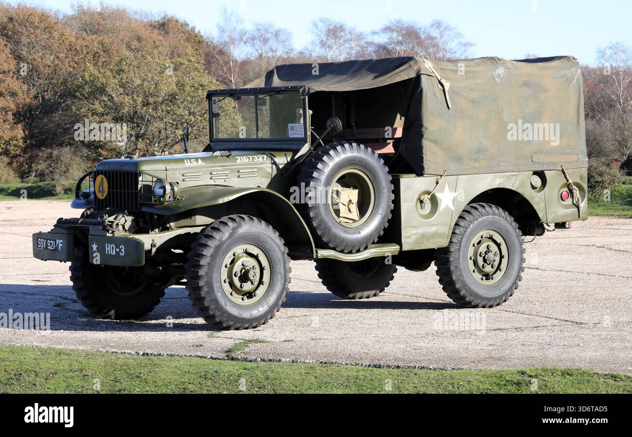 WW2 WC-52 Dodge Weapons Carrier Stock Photo - Alamy