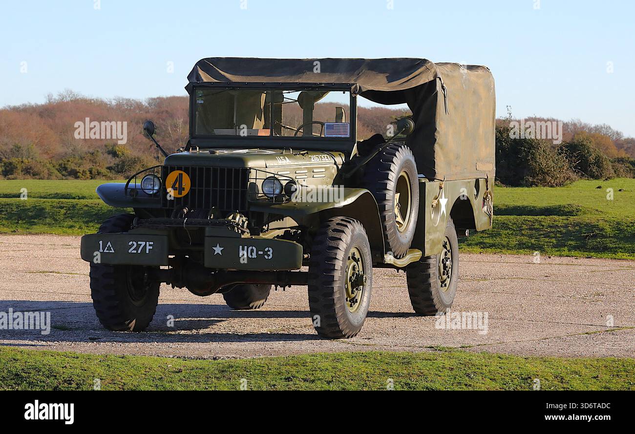 WW2 WC-52 Dodge Weapons Carrier Stock Photo - Alamy