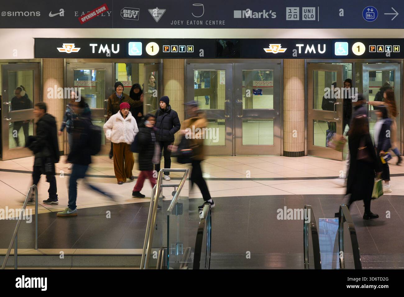 A general view showing a exit at a station on November 11, 2025 in ...