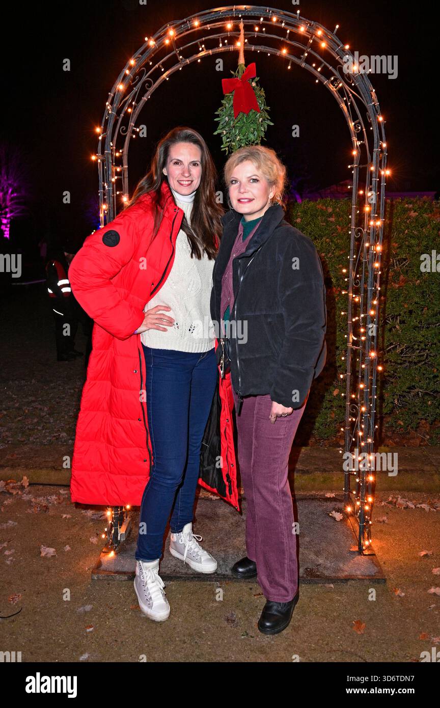 Katrin Wrobel and Eva Imhof at the opening of Christmas at the Zoo 2025 ...