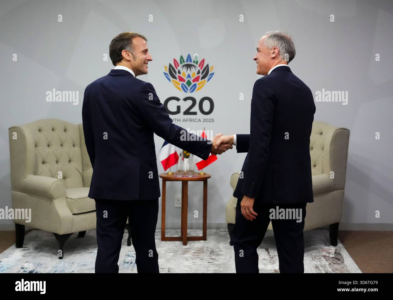 Prime Minister Mark Carney takes part in a bilateral meeting with ...