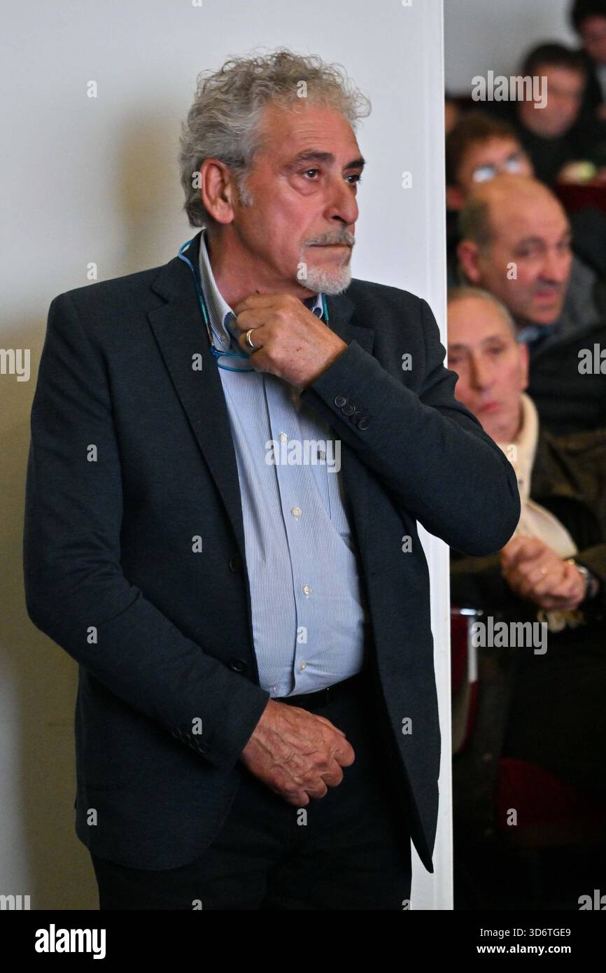 Naples. Conference "Justice Denied." In the photo: Giuseppe Gulotta ...