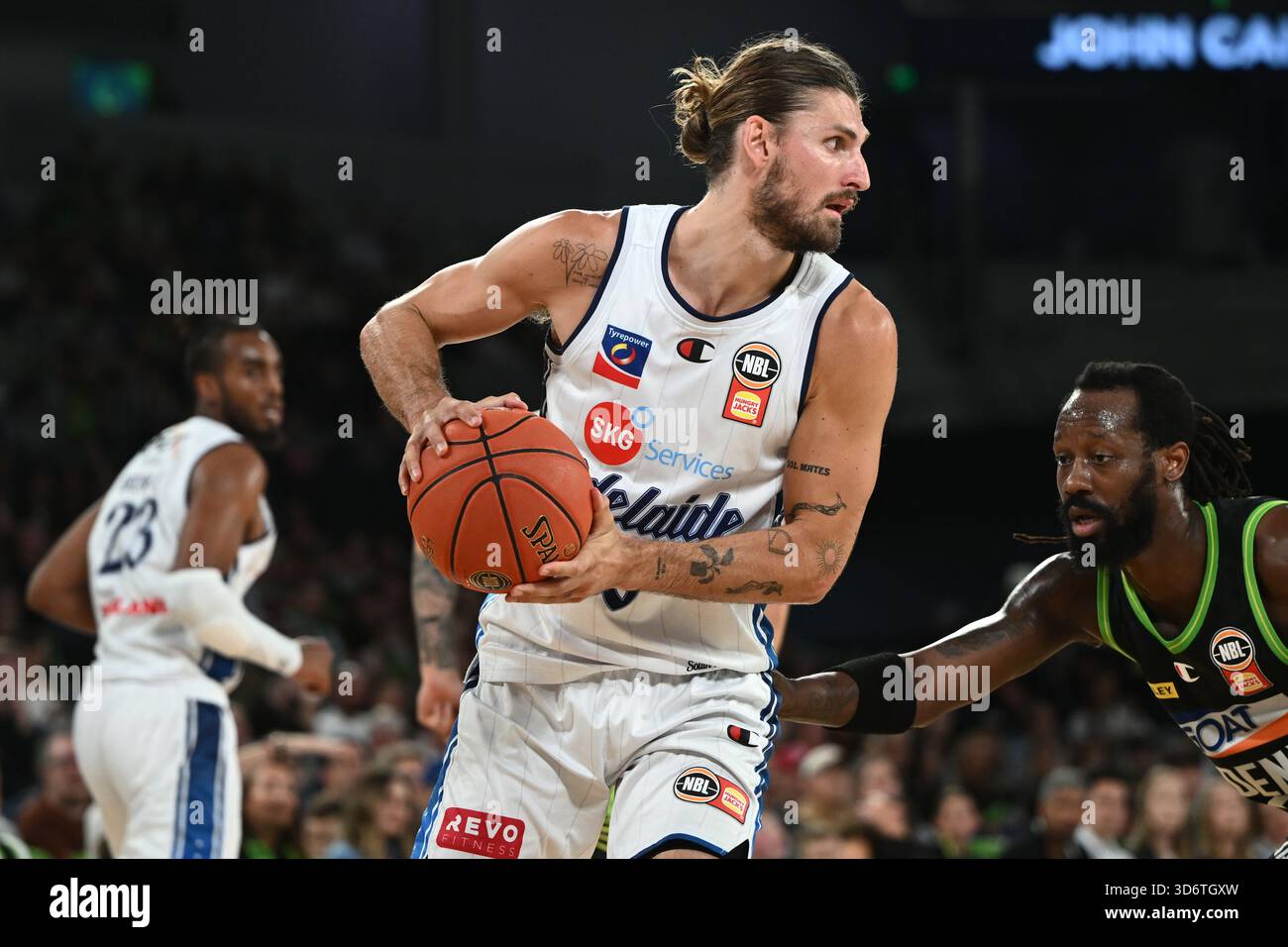Matt Kenyon of the 36ers during the NBL Round 10 match between the SEM ...