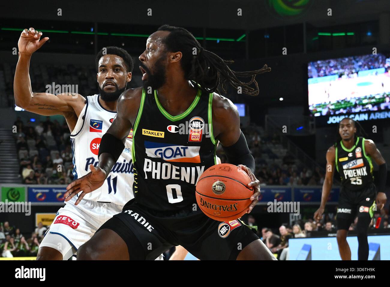 John Brown III of the Phoenix during the NBL Round 10 match between the ...