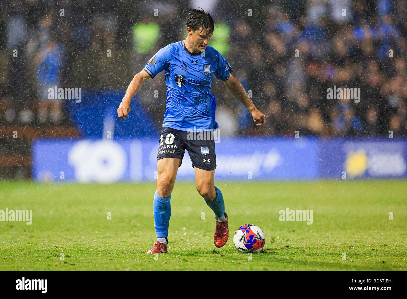 Joseph Lolley of Sydney FC controls the ball during the A-League Men ...