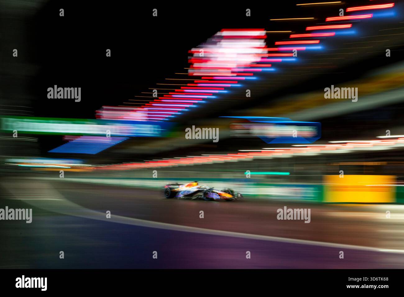 French Formula One driver Isack Hadjar of RB F1 Team participates in ...