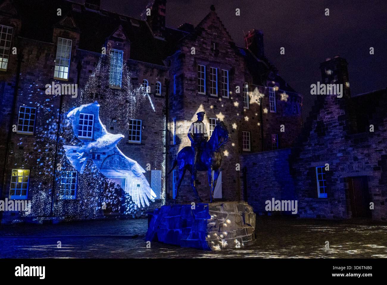 The display during Castle of Light, one of the UK's largest annual ...
