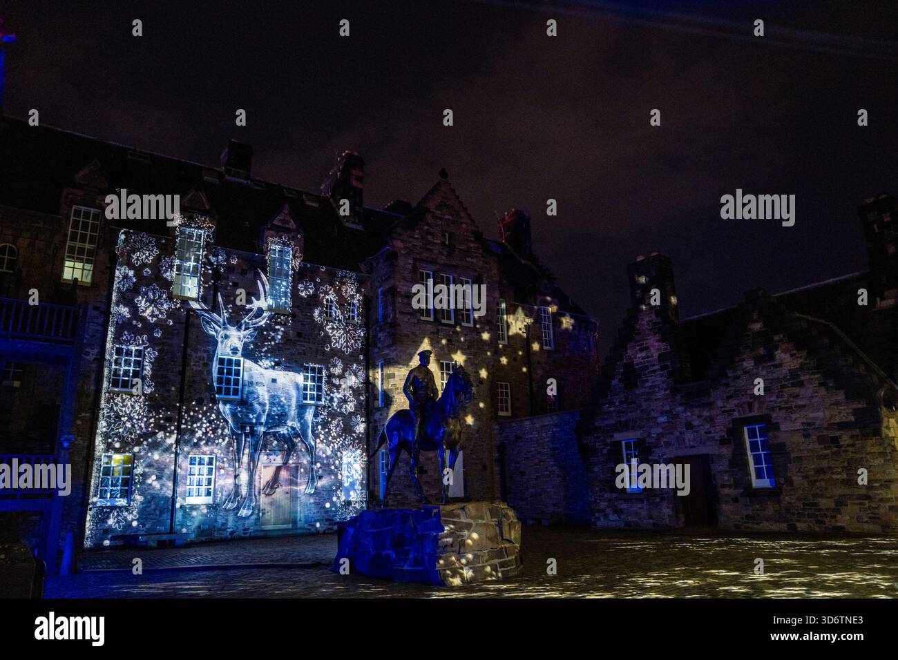 The display during Castle of Light, one of the UK's largest annual ...