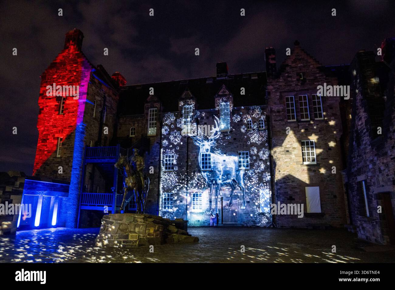 The display during Castle of Light, one of the UK's largest annual ...