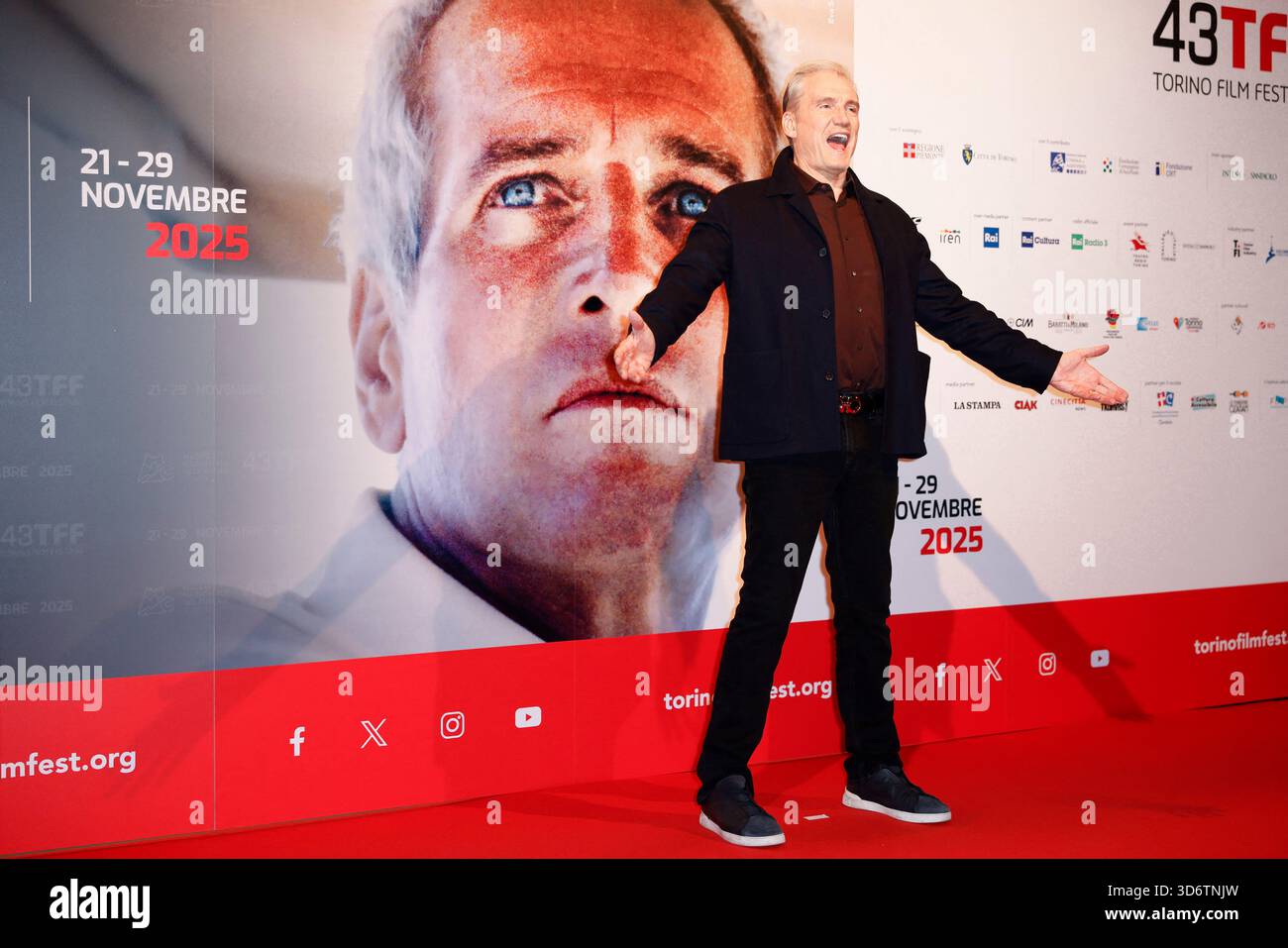 TURIN, ITALY - NOVEMBER 22: Dolph Lundgren poses at the photocall of ...