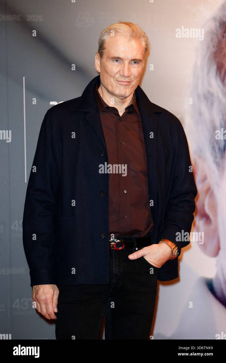 TURIN, ITALY - NOVEMBER 22: Dolph Lundgren poses at the photocall of ...