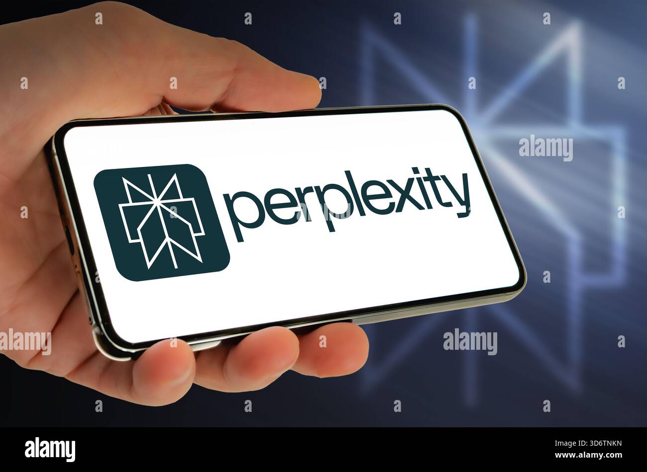 Perplexity AI software company offering search engine Stock Photo - Alamy