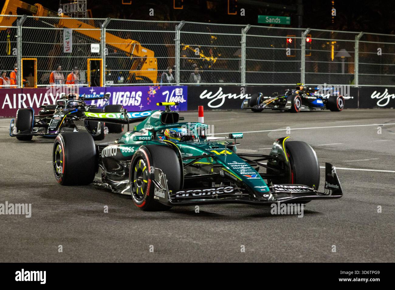 Fernando Alonso Diaz (14) of Team Aston Martin Aramco during Practice 3 ...