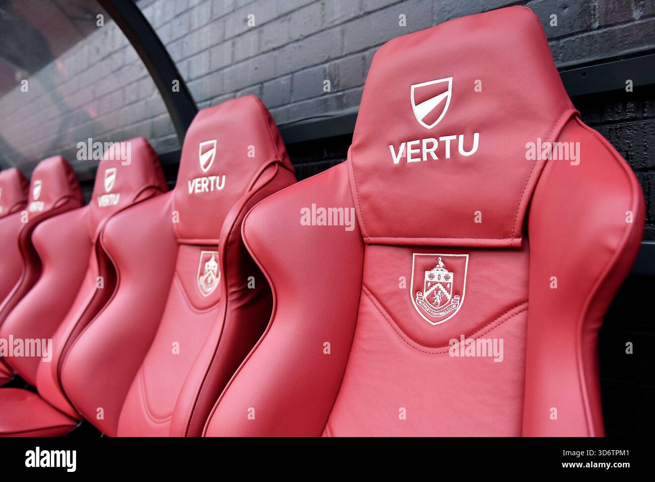 Burnley, UK. 22nd Nov, 2025. General View of Dugout at Turf Moor ahead ...