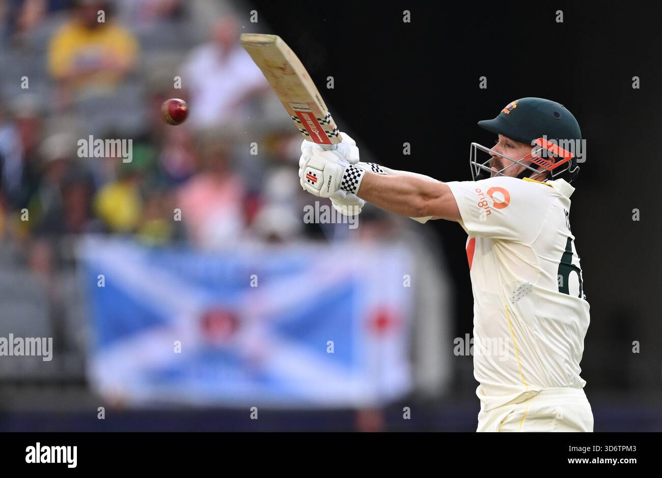 Australian batsman Travis Head on Day 2 of the First Ashes Test between ...