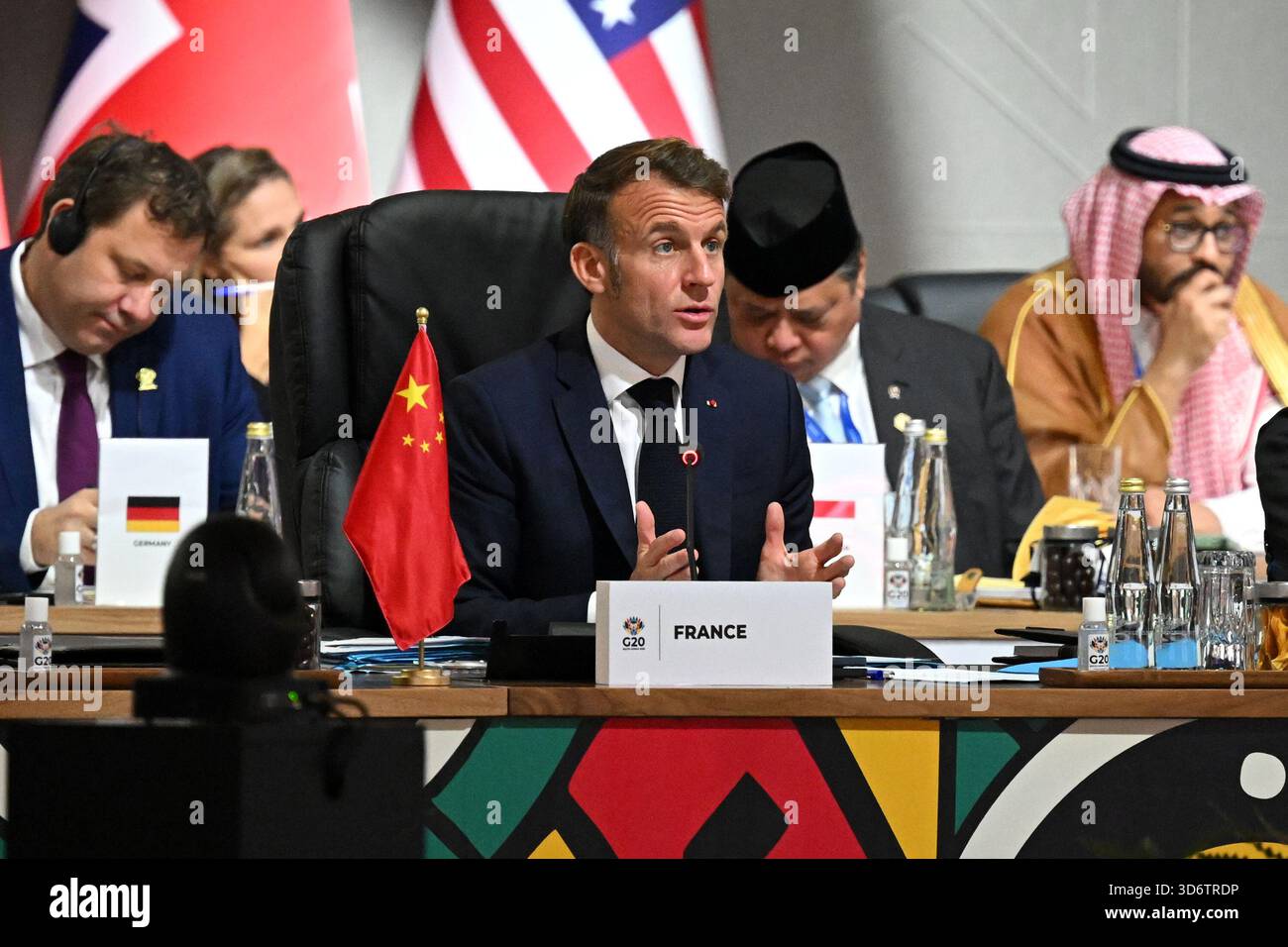 France's President Emmanuel Macron during the G20 summit in ...