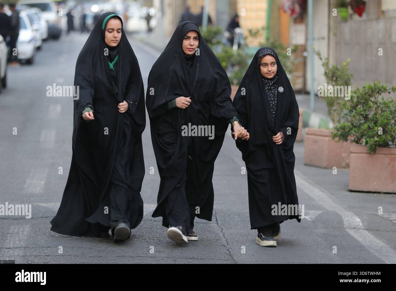 November 21, 2025, Tehran, Iran: Iranian veiled women attend the first ...