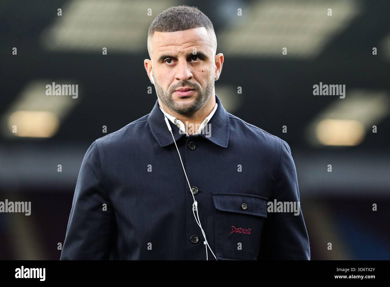 Kyle Walker of Burnley arrives at stadium ahead of the Premier League ...