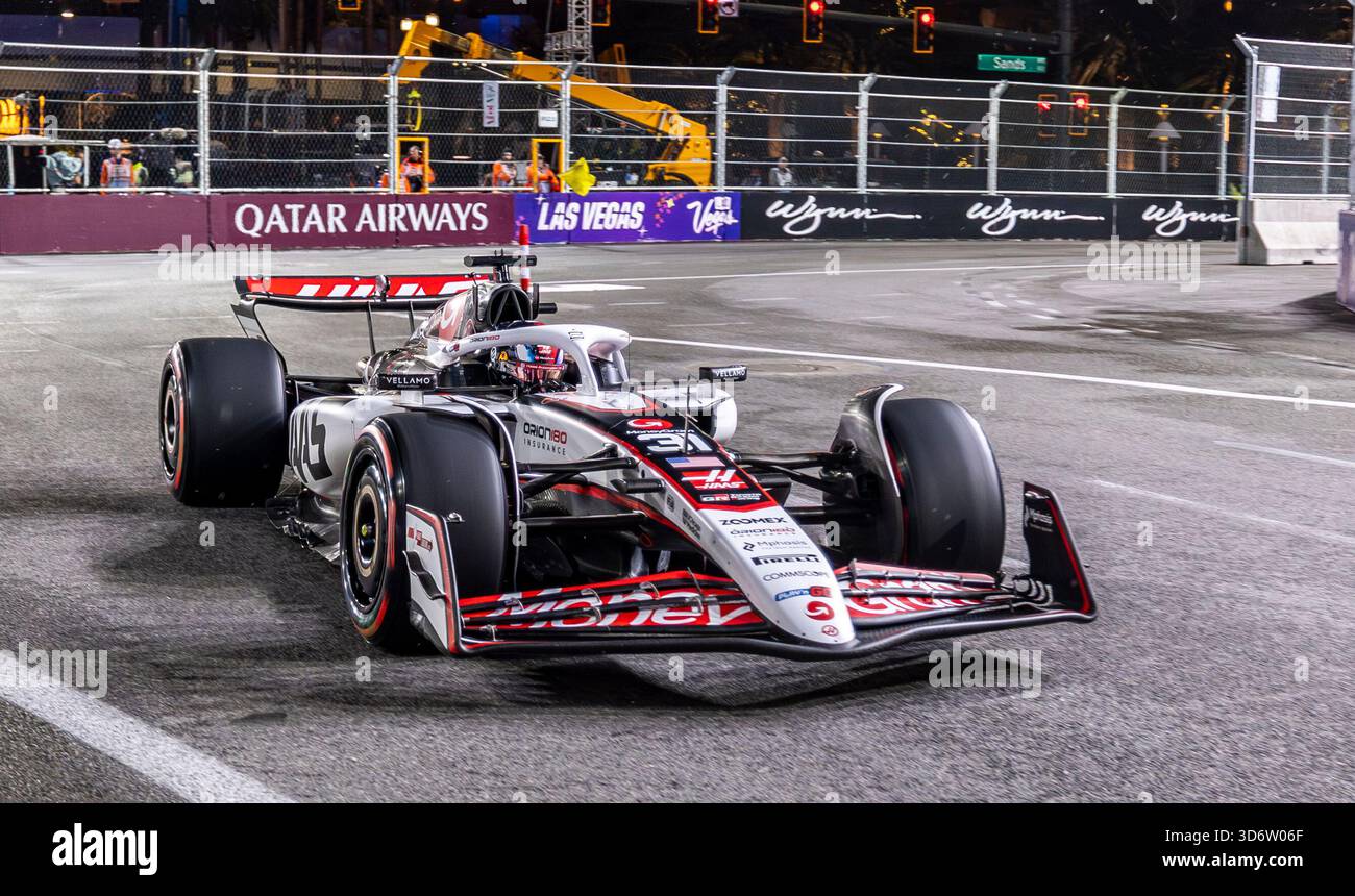 November 21 2025 Las Vegas NV, U.S.A. Haas F1 Team driver Esteban Ocon ...