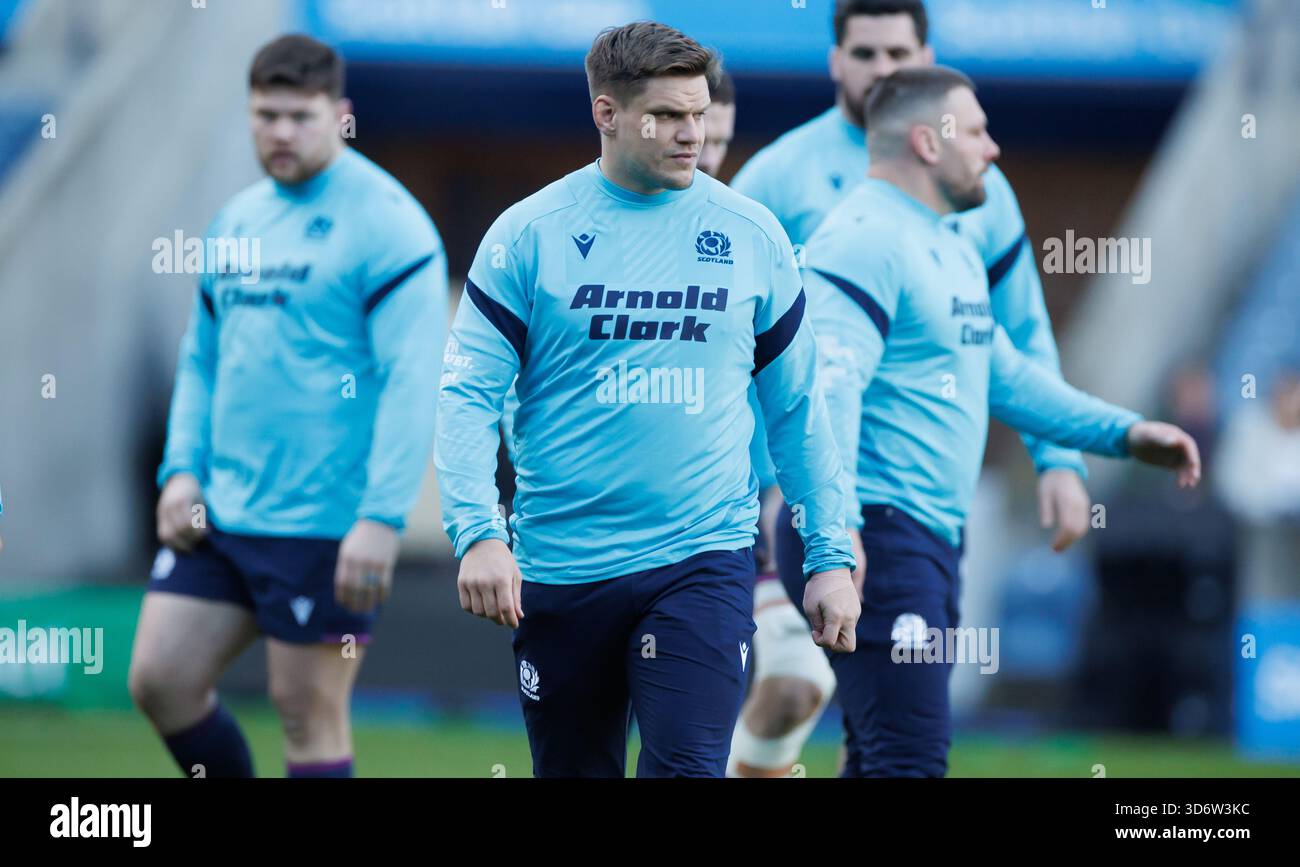 Scotland's George Turner during training at the Scottish Gas ...