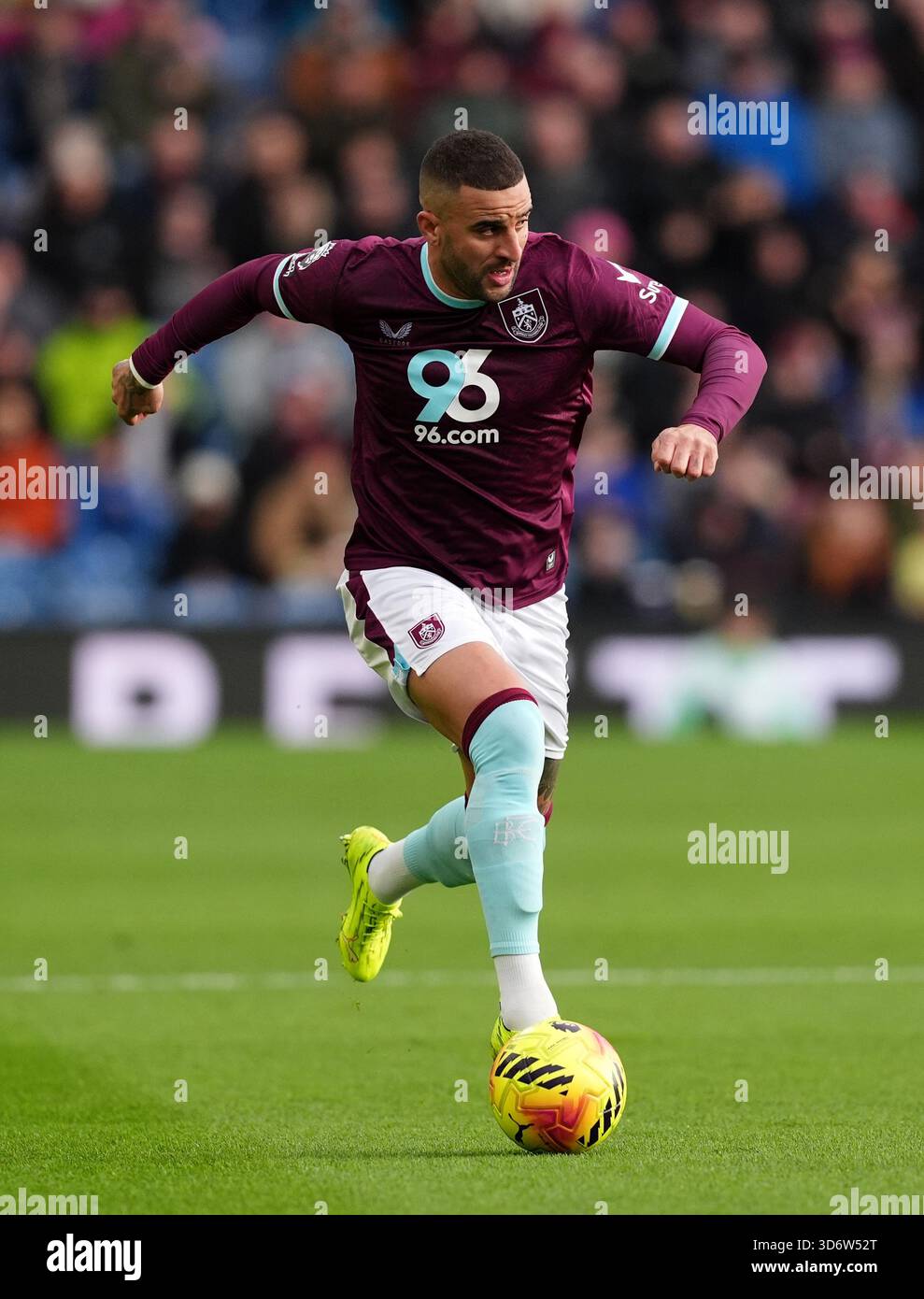 Burnley's Kyle Walker during the Premier League match at Turf Moor ...