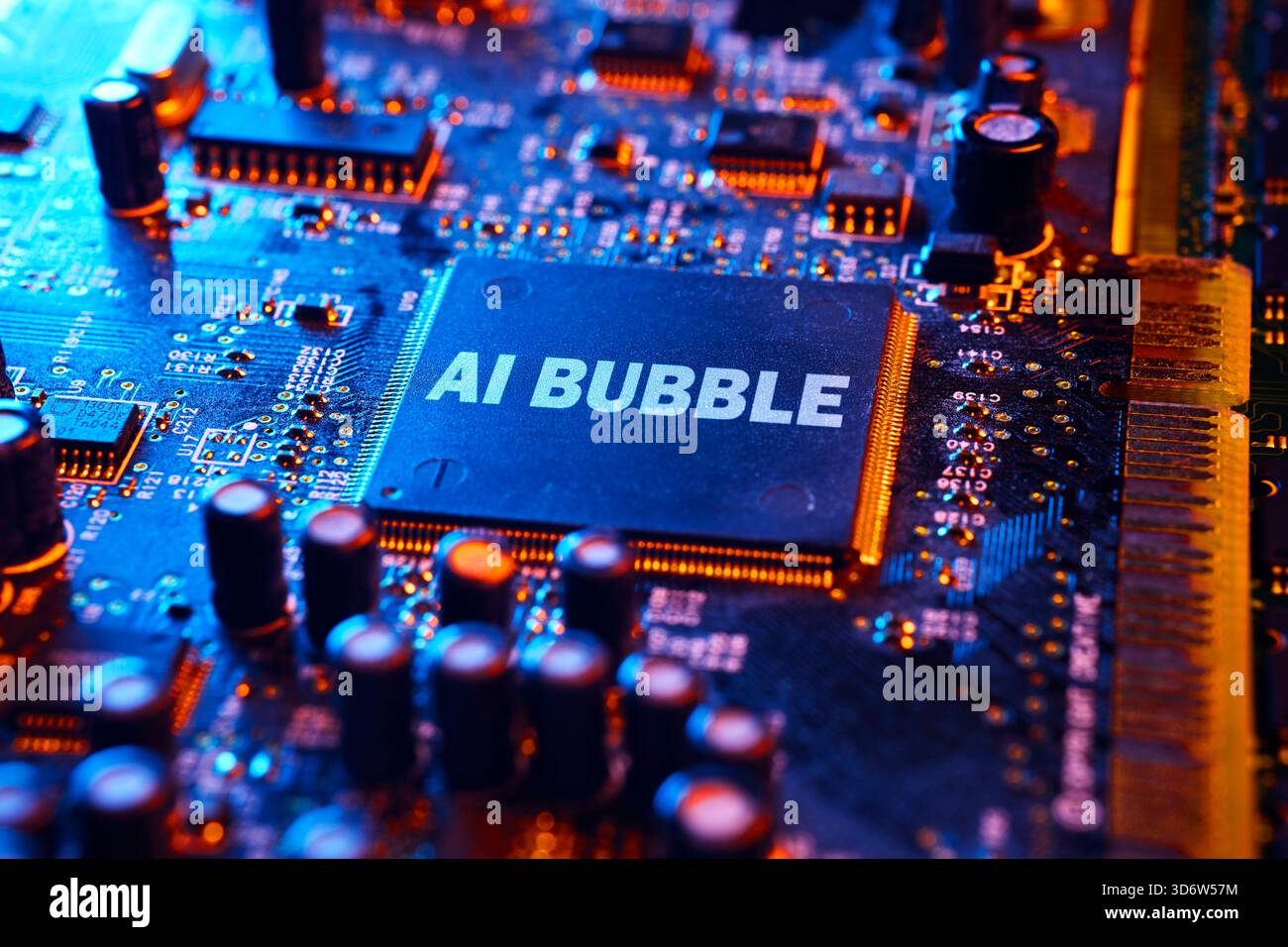 Ai chip on digital hi-res stock photography and images - Alamy
