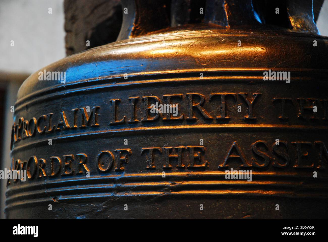 The word “Liberty” is cast in the Liberty Bell, providing its name, in ...