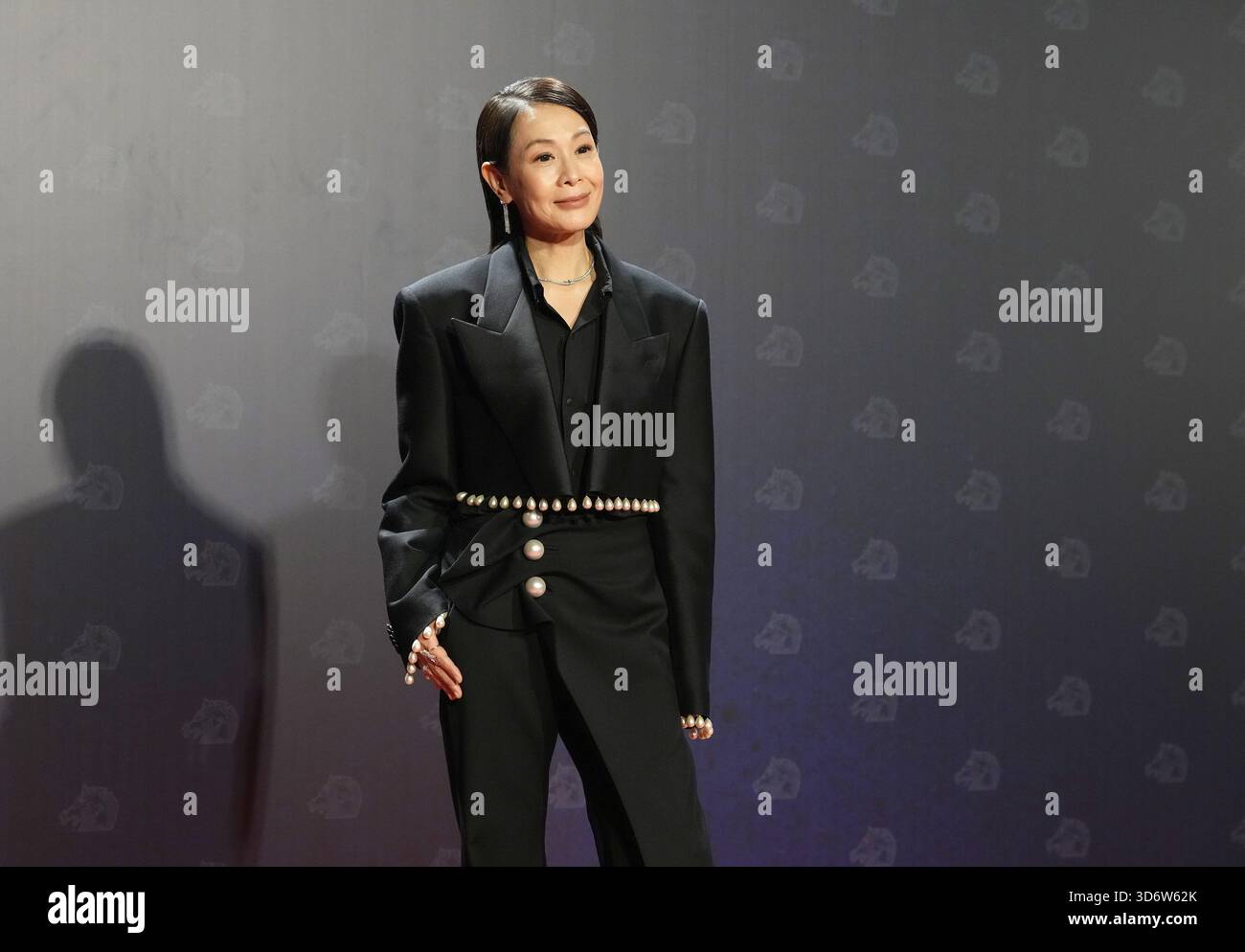 Rene Liu arrives at the 62nd Golden Horse Awards, as she is nominated ...