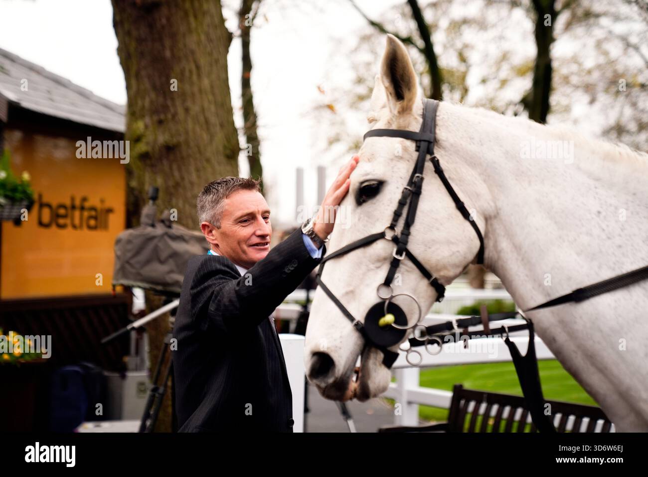 Former jockey Daryl Jacob reunites with Bristol de mai during the ...