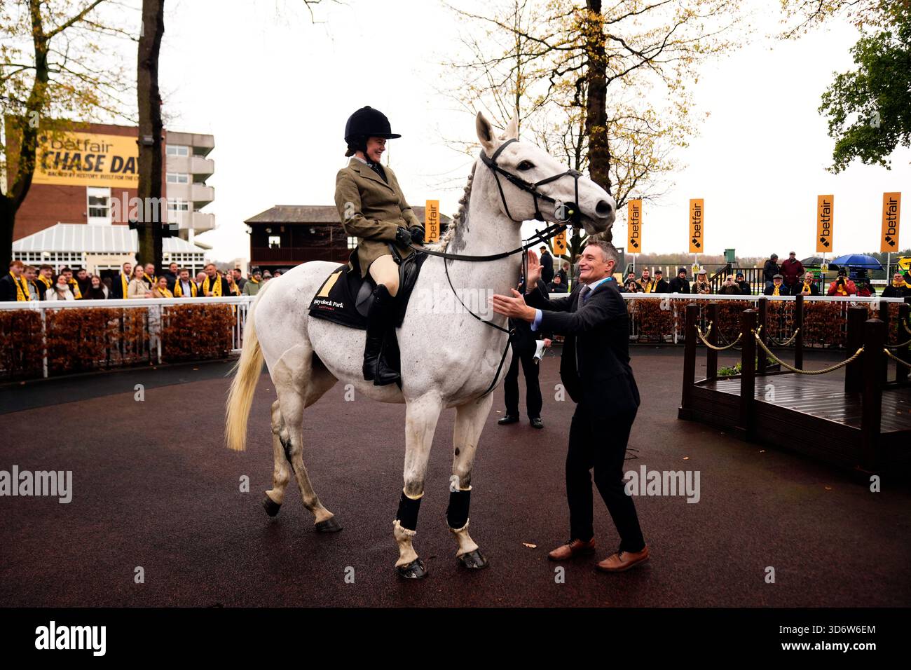 Former jockey Daryl Jacob reunites with Bristol de mai during the ...