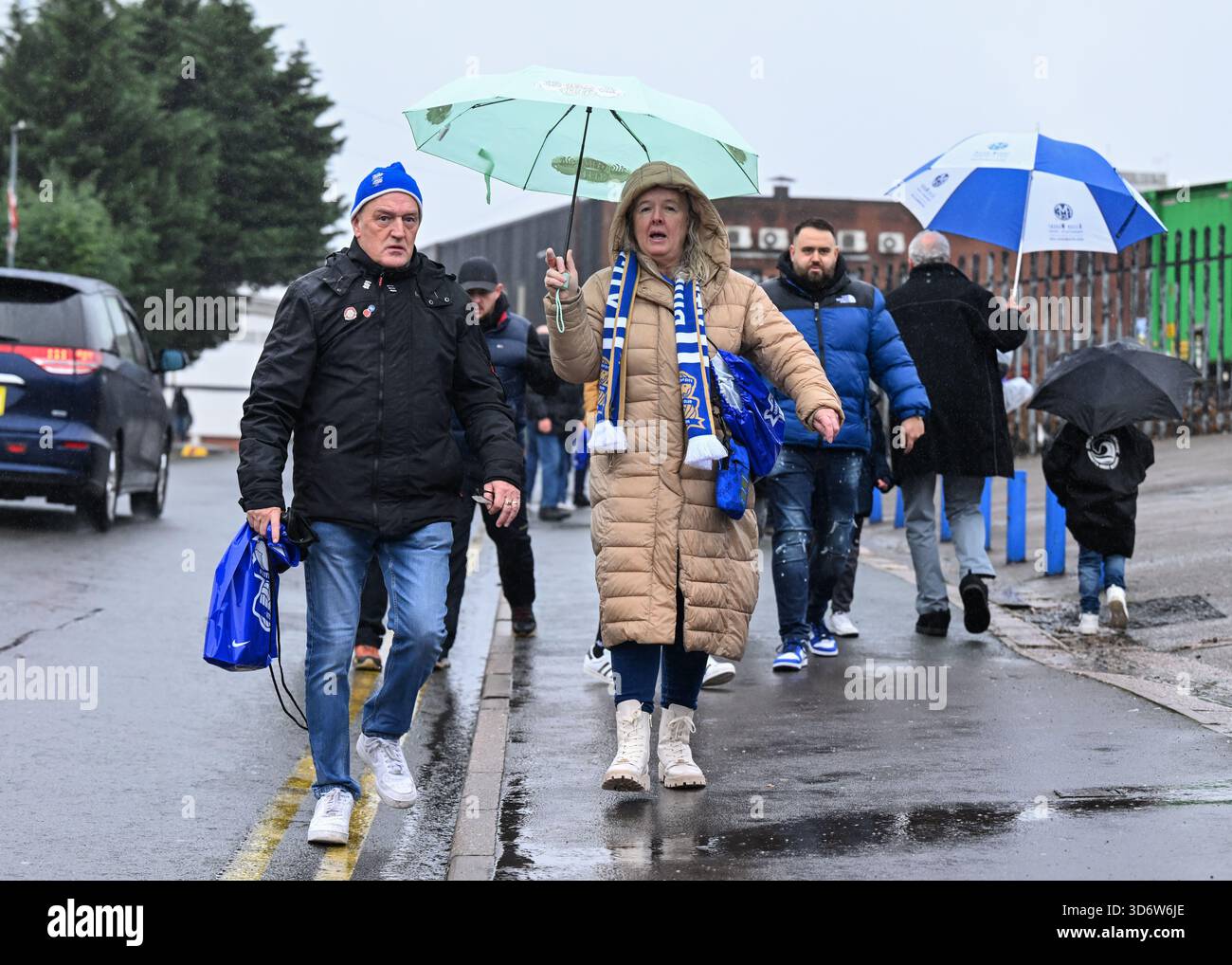 Fans outside the ground ahead of the Sky Bet Championship match at St ...