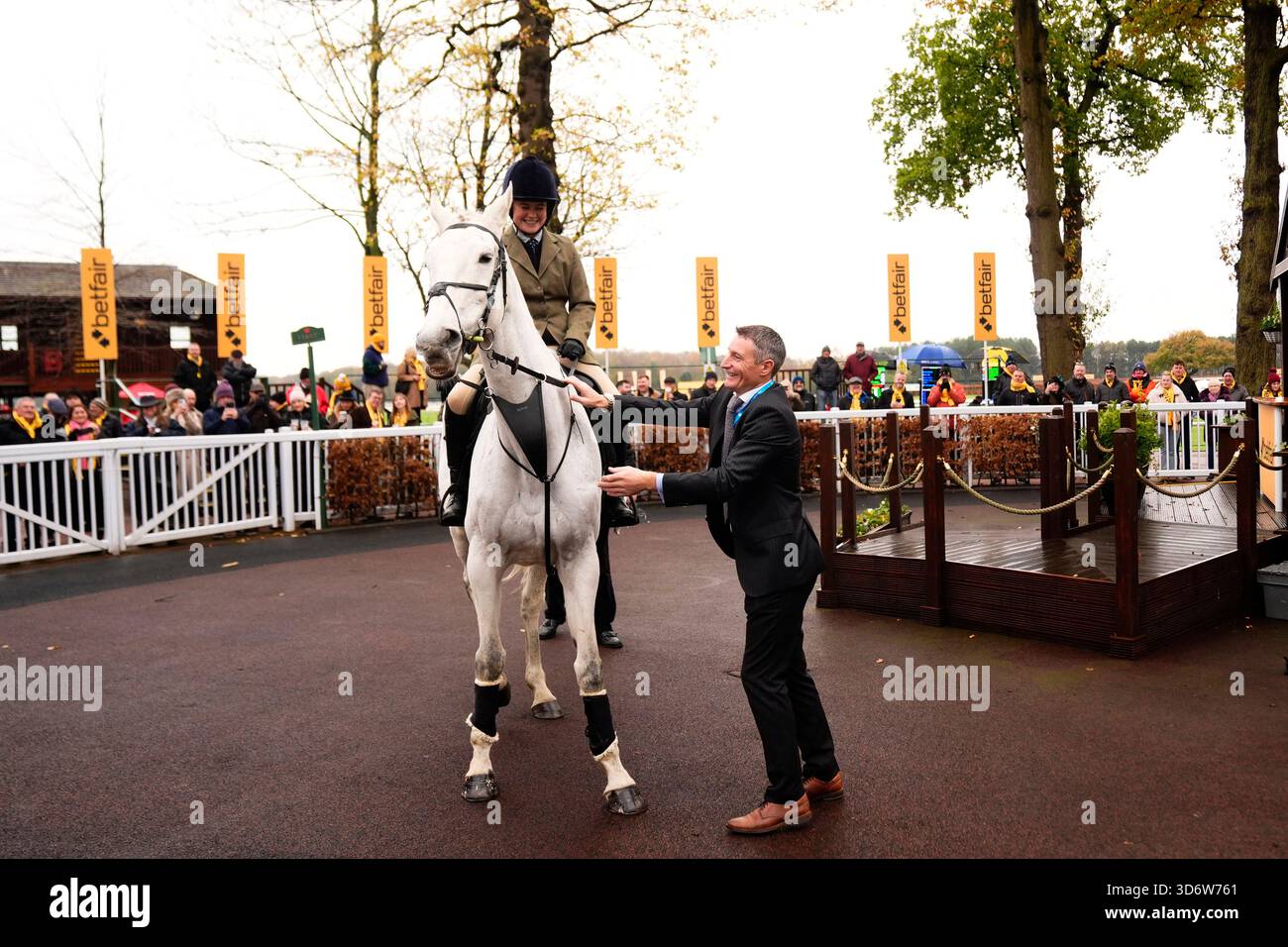 Former jockey Daryl Jacob reunites with Bristol de mai during the ...