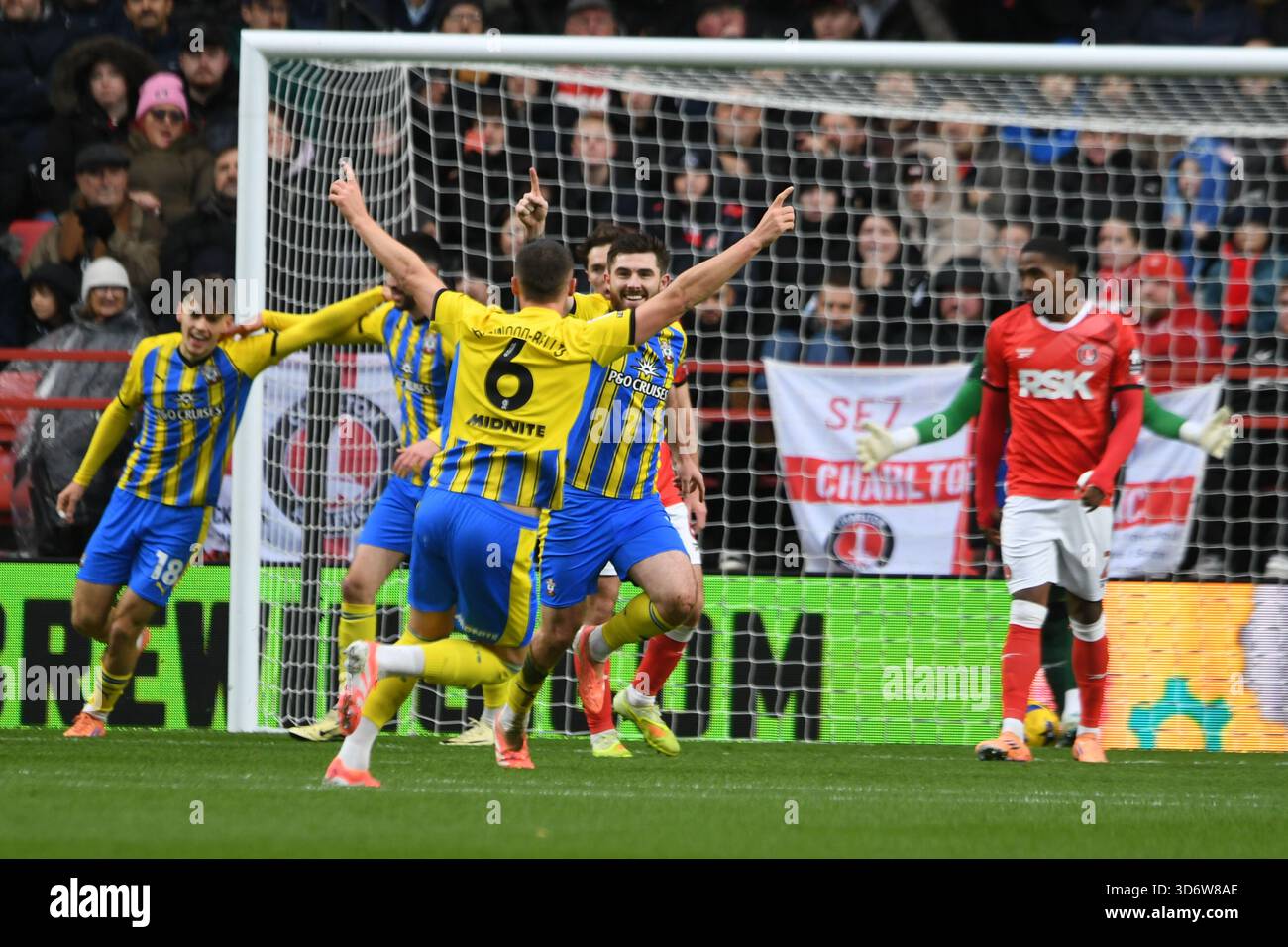 London, England. 22nd Nov 2025. Ryan Manning celebrates after scoring ...