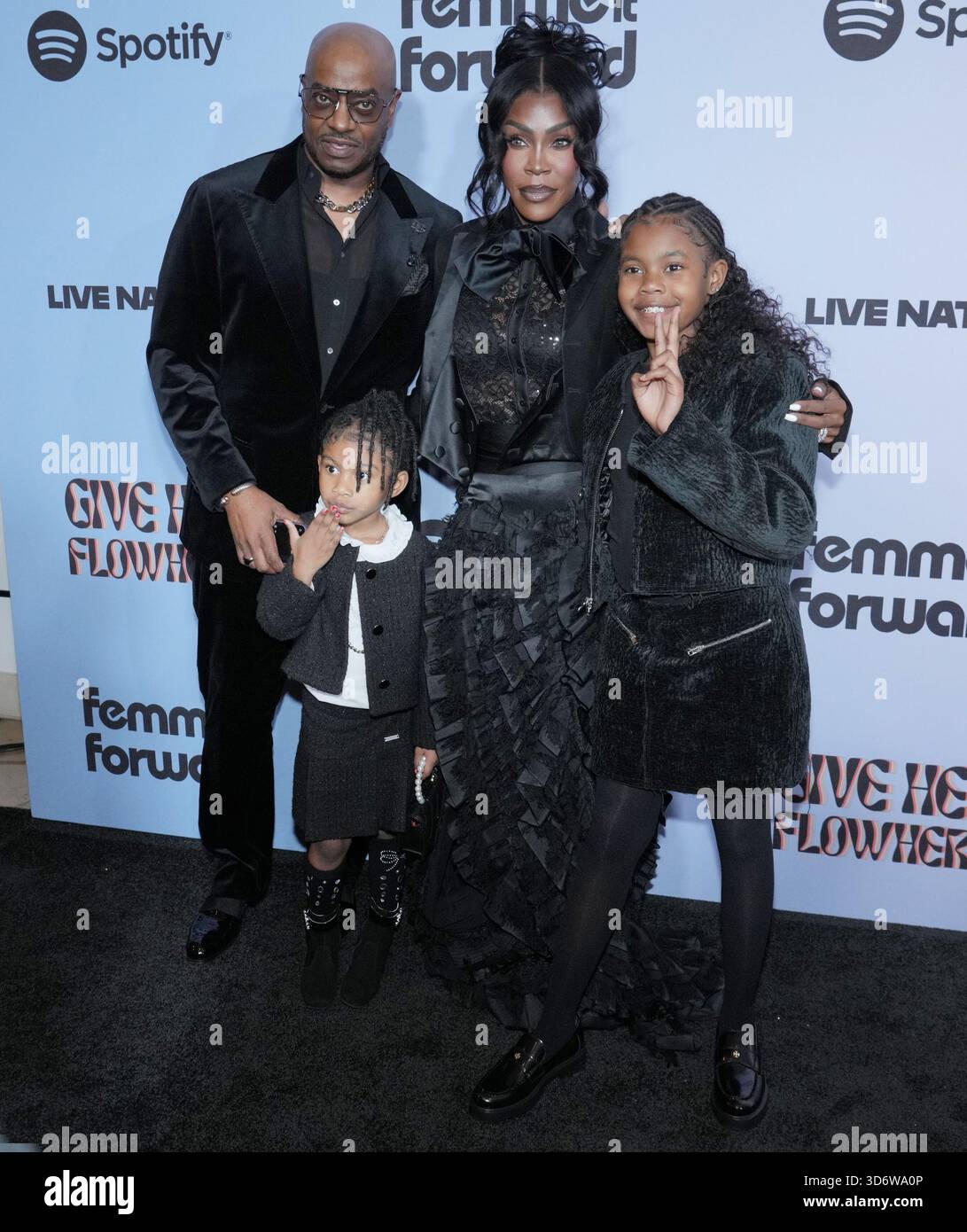 (L-R) Tito Smith, Rue Rose Shumpert, Nikki Taylor and Iman Tayla ...