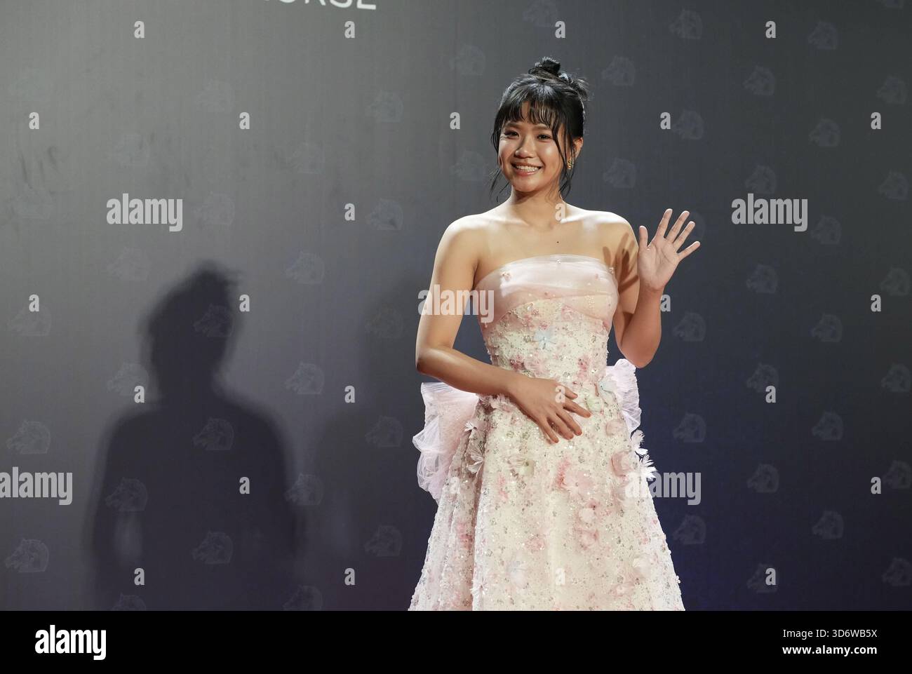 Lin Yi-ting arrives at the 62nd Golden Horse Awards in Taipei, Taiwan ...
