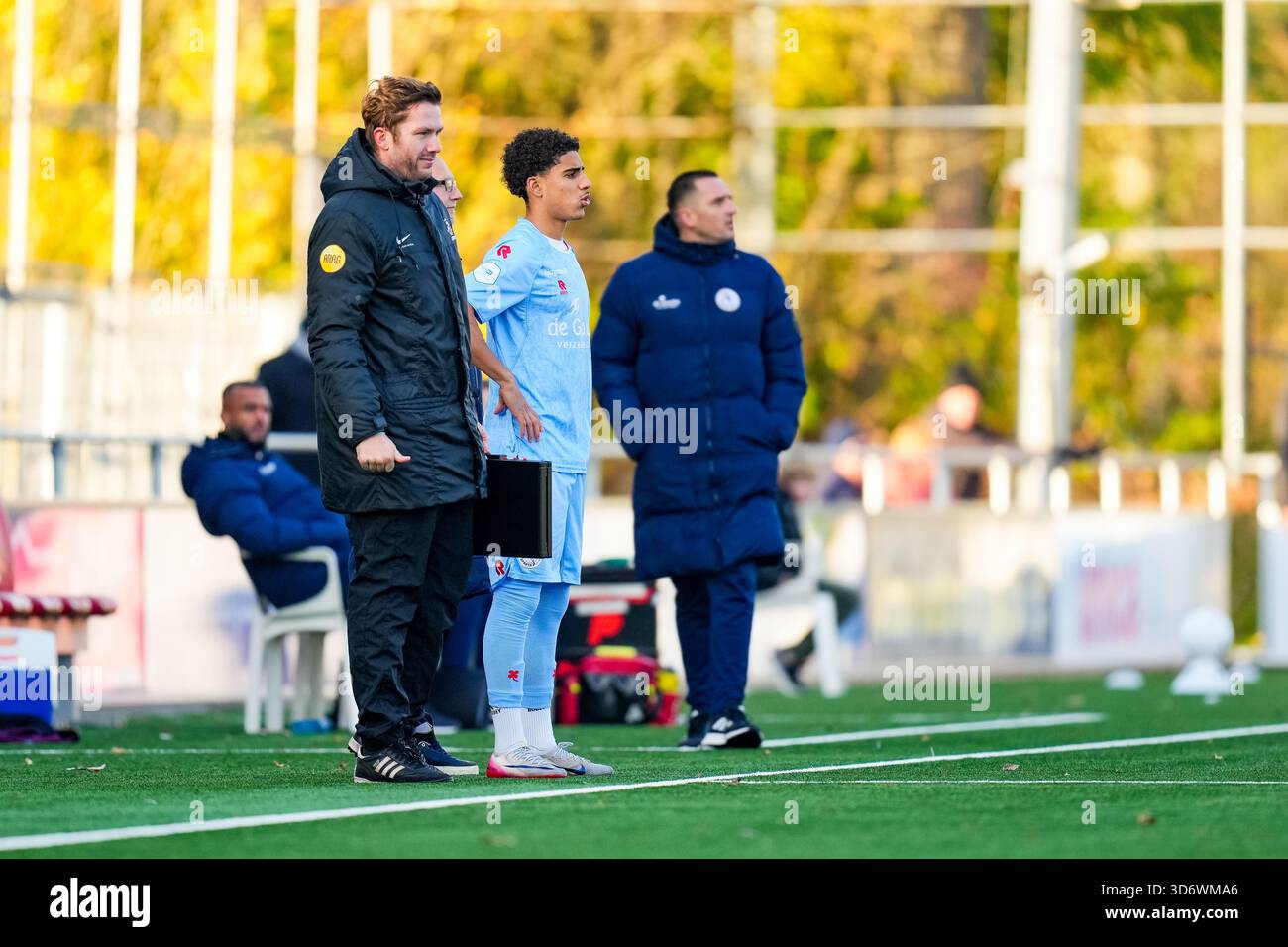 Barendrecht - Noah Sandvliet of Jong Sparta Rotterdam during the ...