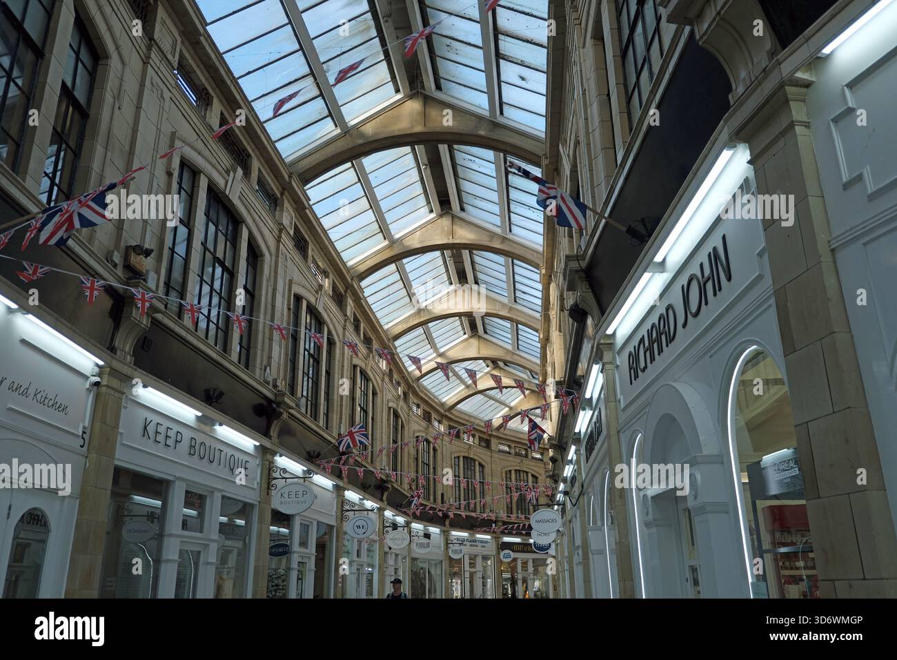 The marbled Edwardian architecture of The Royal Arcade Worthing , West ...