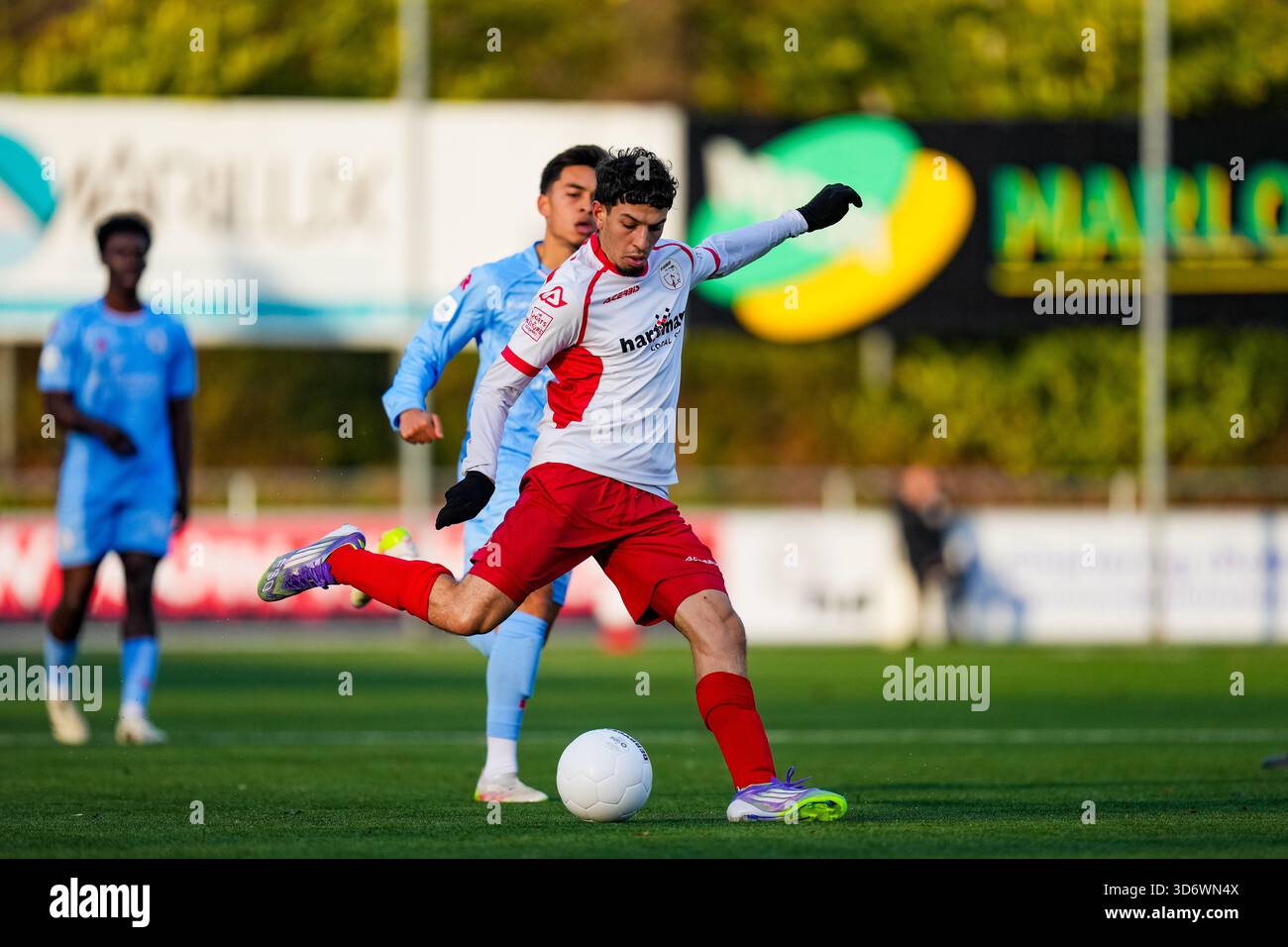 Barendrecht - Aness Serghini of BVV Barendrecht during the fourteenth ...