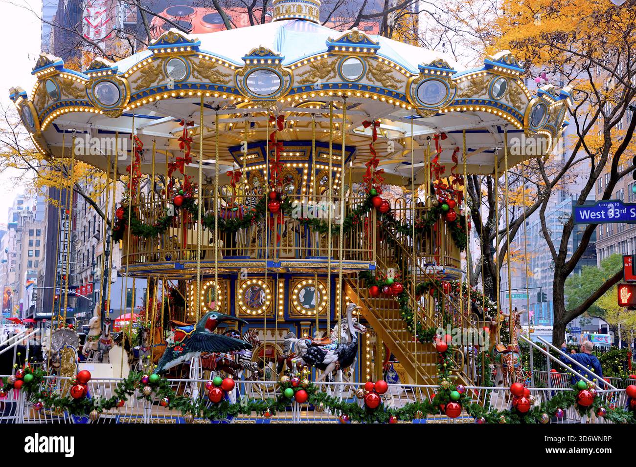First double decker carousel is opening today for the christmas holiday ...