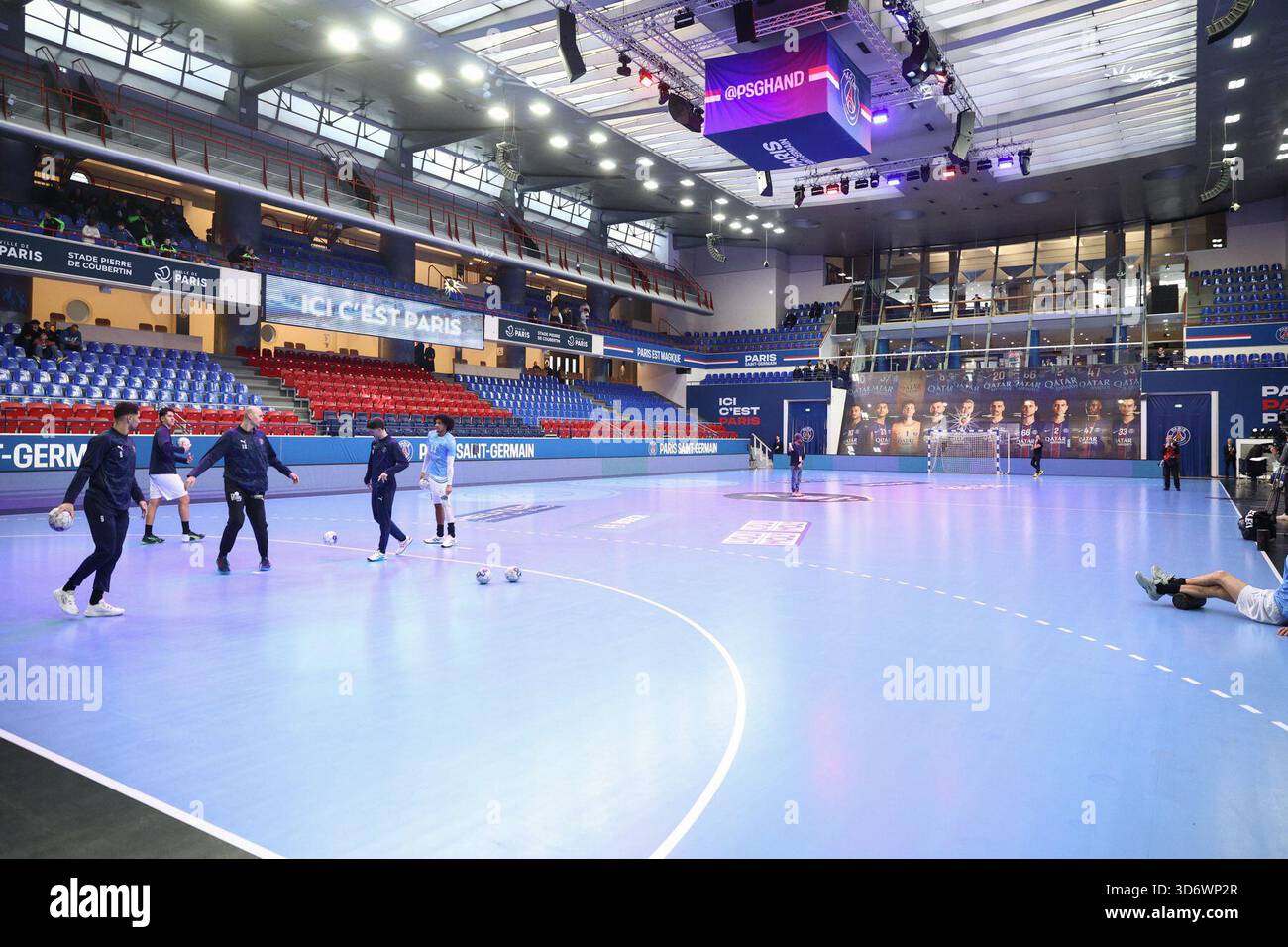 Illustration during the Liqui Moly StarLigue match between Paris and ...